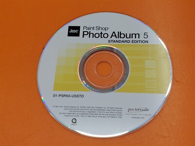 ⭐️⭐️⭐️⭐️⭐️ Jasc Paint Shop Photo Album 5 Standard Edition Disc Only | eBay