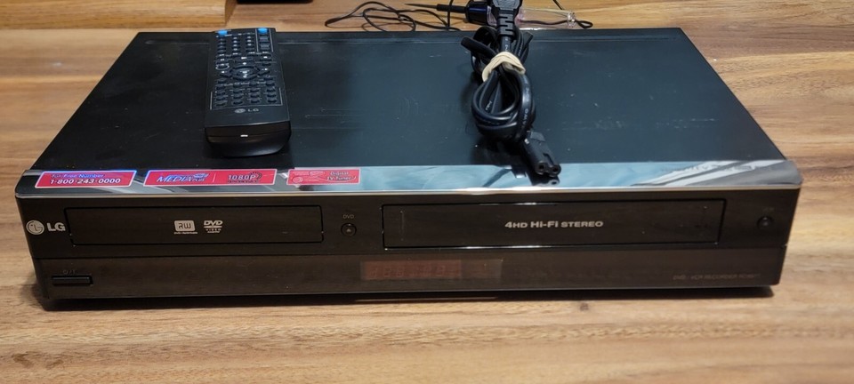 LG RC897T DVD VCR Combo Player VHS to DVD Recorder HDMI 1080p Digital ...