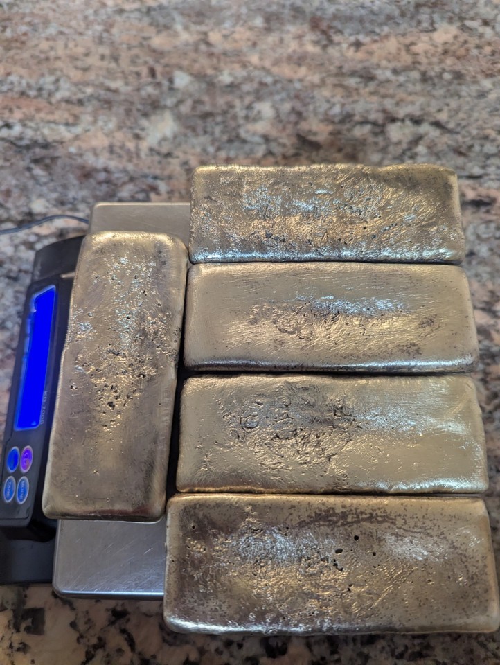 10+ Lbs Hand Poured Pure Brass Ingot Bar | eBay