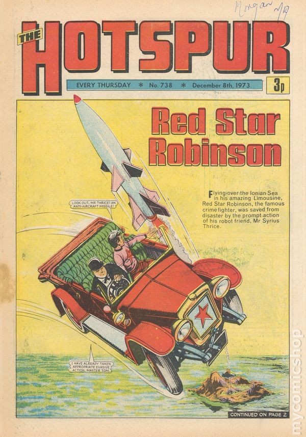 Hotspur #738 VG 4.0 1973 Stock Image Low Grade | eBay