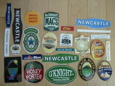 25 BEER STICKER PACK LOT decal craft beer brewing brewery tap handle Y ...