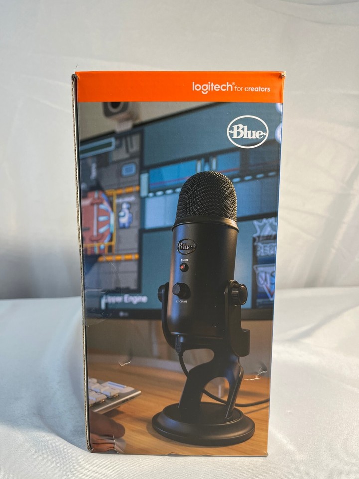 Logitech Blue Yeti A00132 Black Premium Multi-Pattern USB Condenser ...
