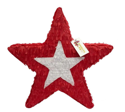 APINATA4U Red & White Star Pinata American Theme Party Doll Theme Party ...