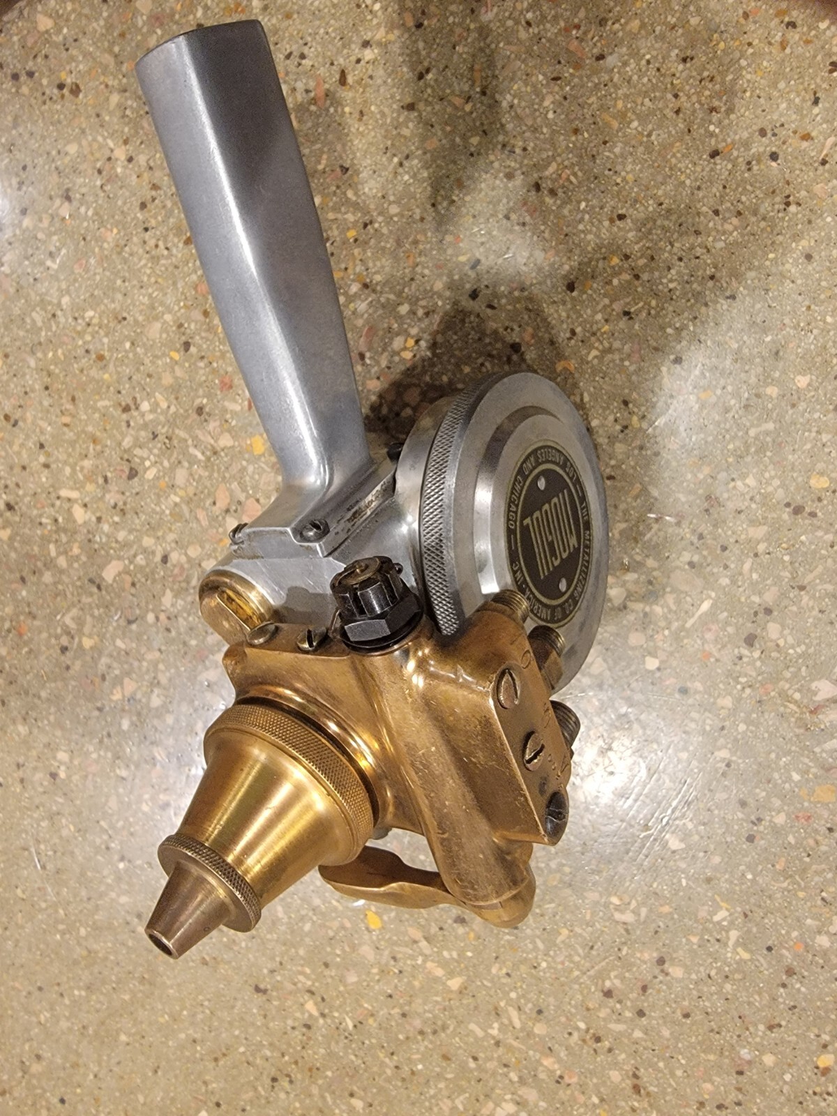 mogul metalizing gun vintage spray welder nickel chromium argon usa ...