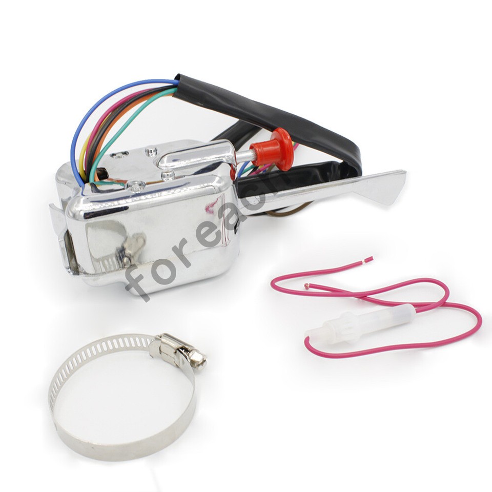 New 12V Universal Street Hot Rod Chrome Turn Signal Switch For FORD GM ...