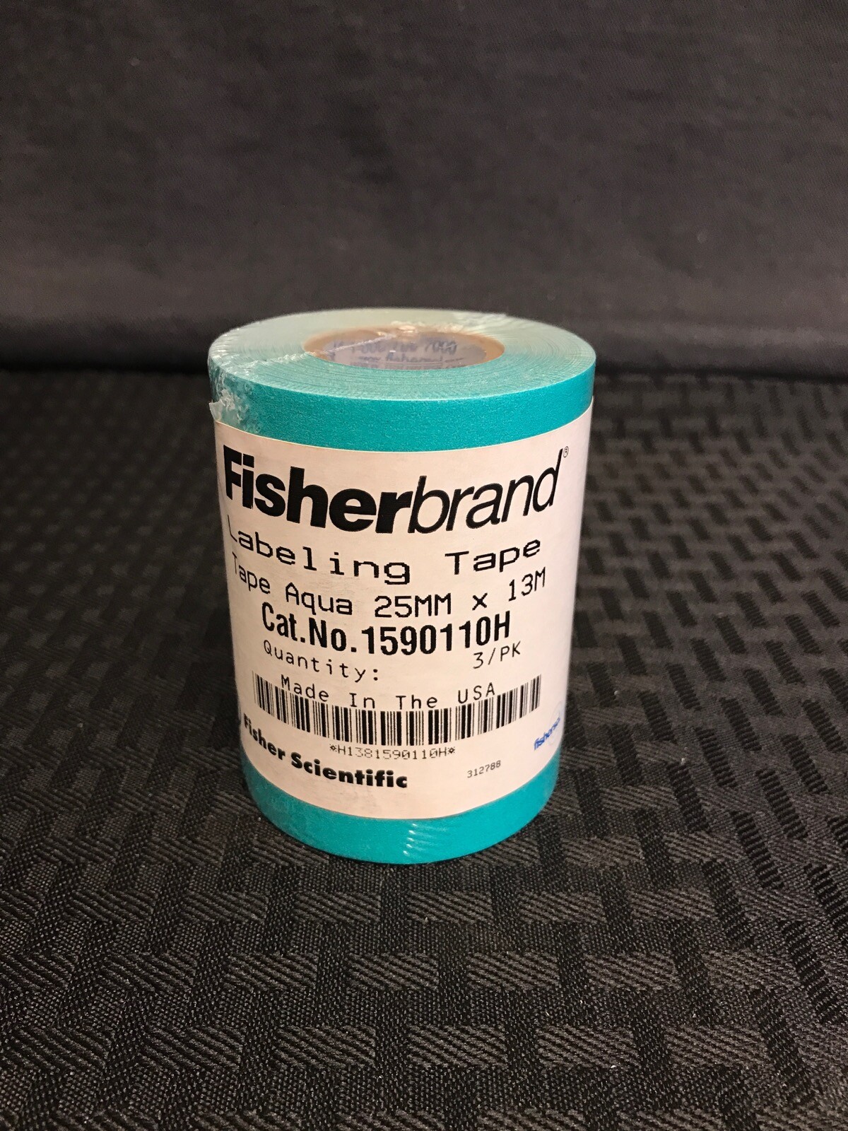 New (1 Roll) FISHERBRAND Labeling Tape 25mm x 14-Yards Aqua Color 15 ...