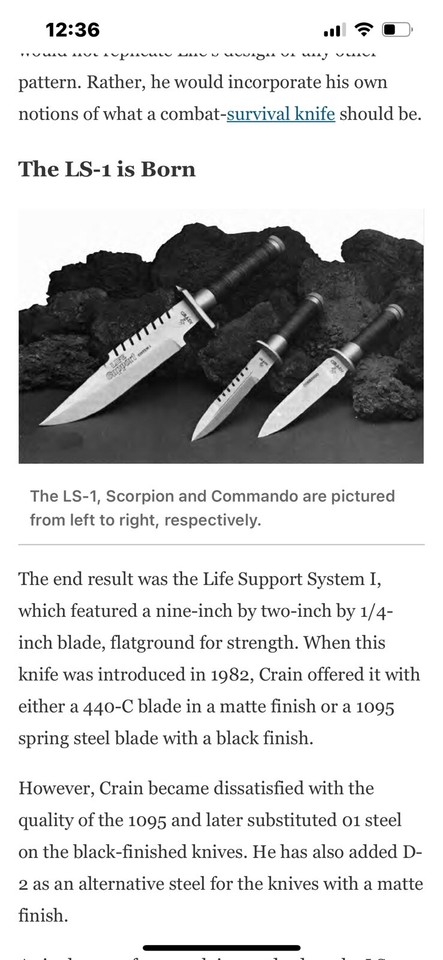 Jack Crain Custom Scorpion Survival Knife #16 -Jimmy LILE Era -Rare! | eBay