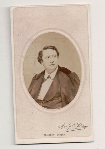 Vintage CDV Charles Fechter Anglo-French actor Adolph Beau Photo | eBay