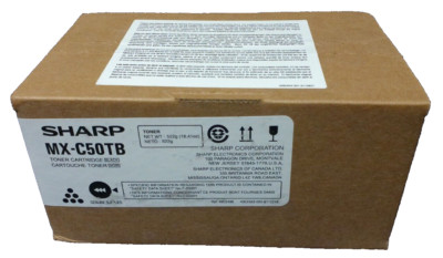 Genuine Sharp MX-C50TB BLACK Toner Cartridge MX-C407F / MX-C507F | eBay