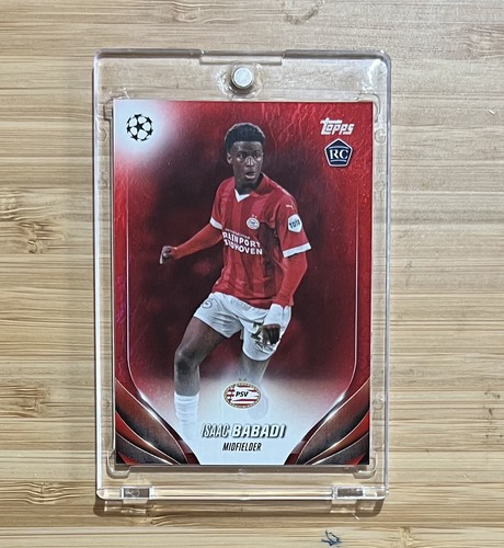 2023-24 Topps UEFA Jade Isaac Babadi Rookie RC /5 Red On Red Color ...