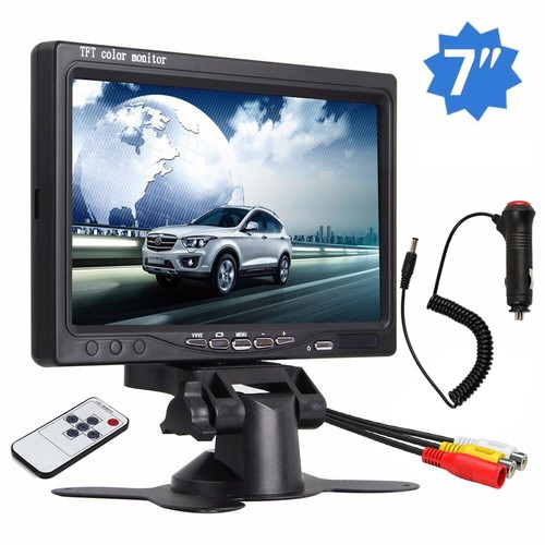 12V 24V 7 inch TFT LCD Color HD Monitor for Car TRUCK Reverse Rear View ...