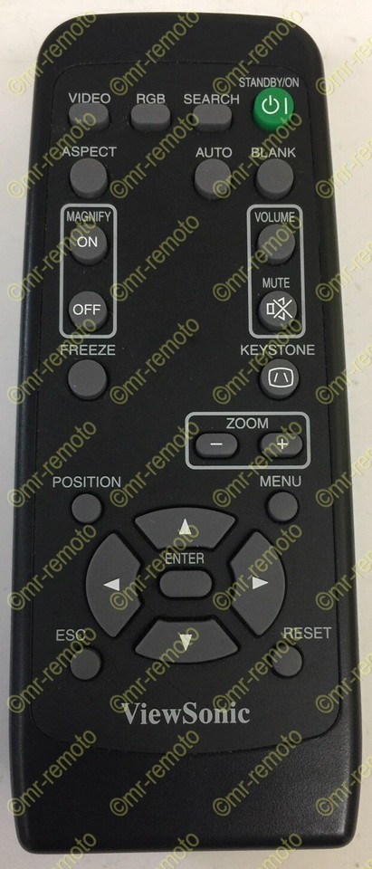 OEM Genuine VIEWSONIC Remote Control for LCD Projector Models PJ400 ...