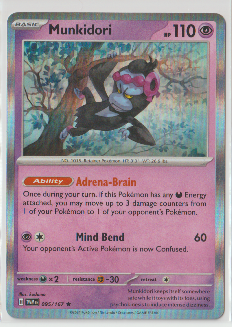 Munkidori 95/167 Holo Rare Twilight Masquerade SV06 Pokémon TCG | eBay