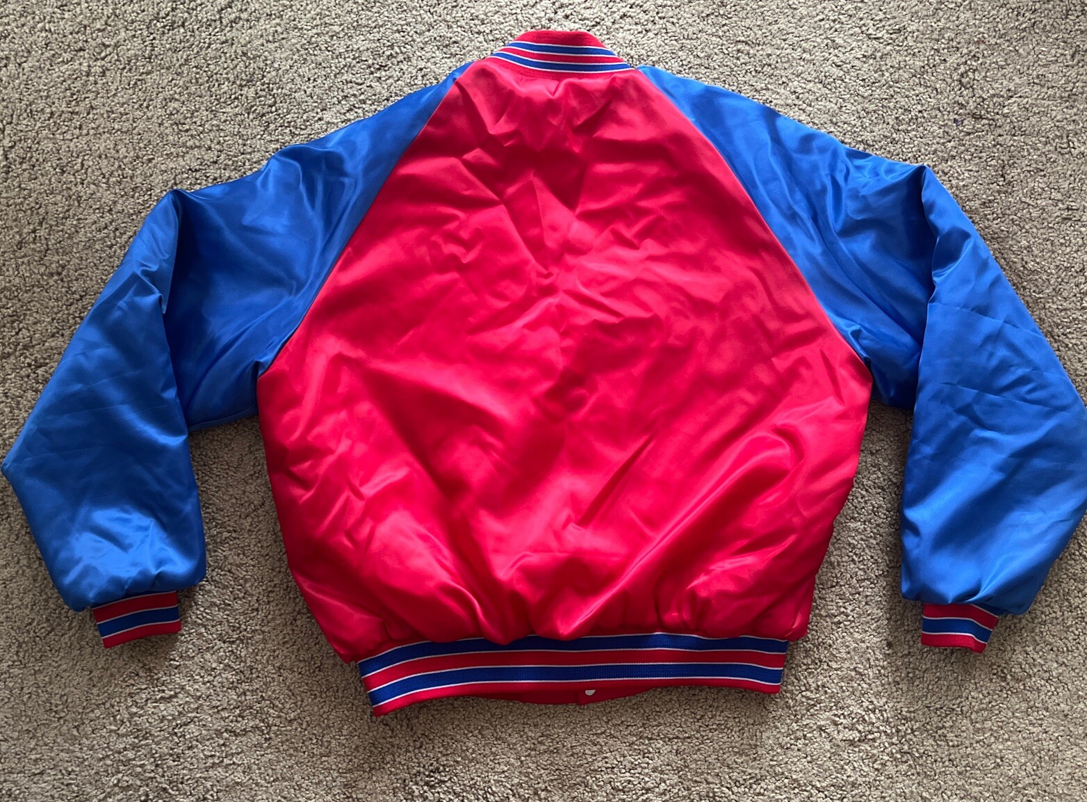 USFL Vintage 1982 Chicago Blitz Pro Football Collectors Satin Jacket ...