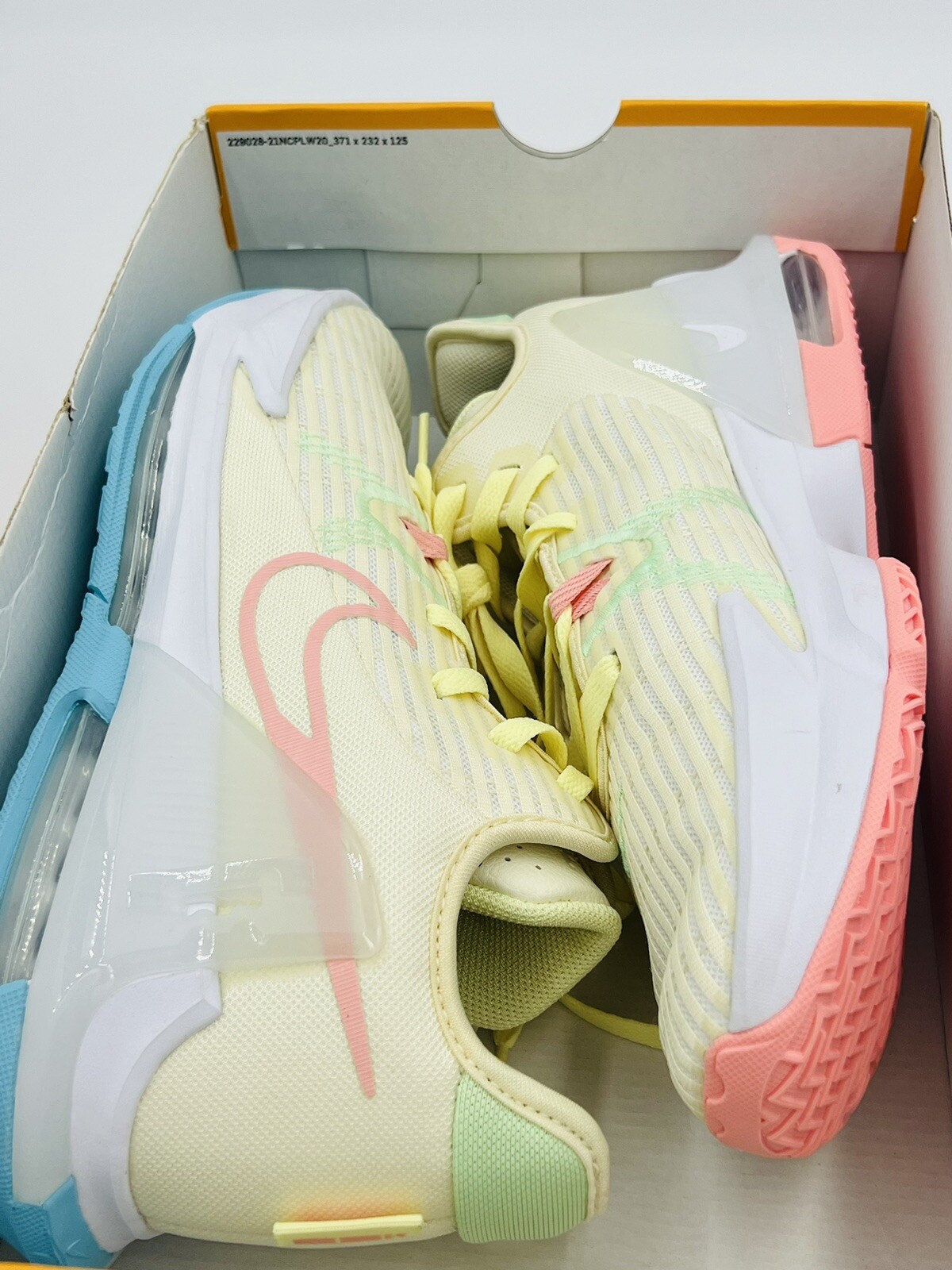 Nike Lebron Witness 6 Shoes "Easter" Coconut Men's Size 11.5 CZ4052-103 ...