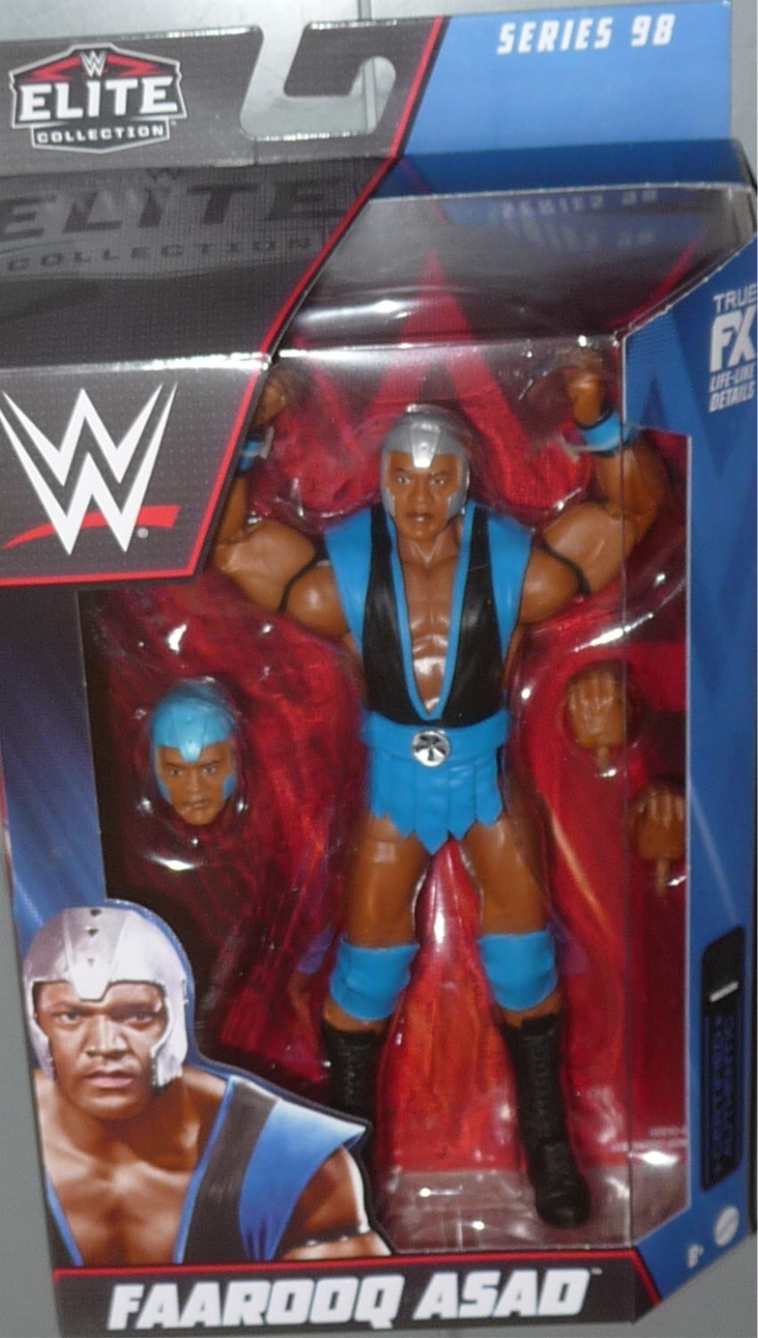 FAAROOQ ASAD - WWE Mattel Elite Series 98 Wrestling Action Figure ERROR ...