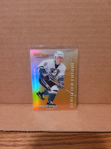 1995 96 Select Certified Edition Paul Kariya Certified Future Insert | eBay