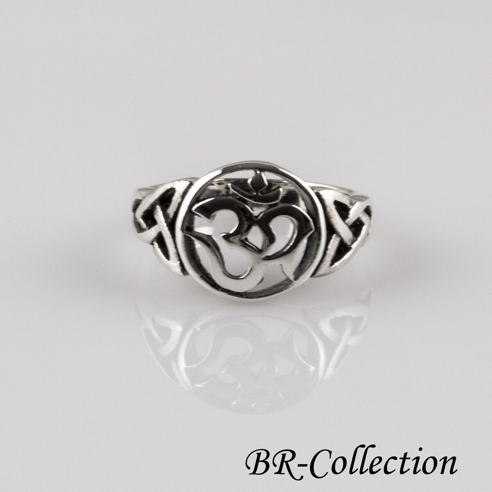 925 Sterling Silver OM AUM Ring - Hindu Symbol | eBay