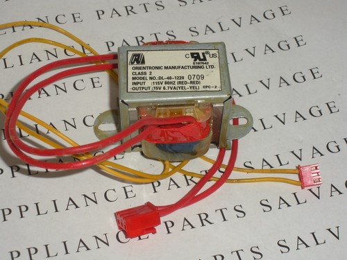 MODEL DL-48-1220 AIR CONDITIONER TRANSFORMER 115V 60Hz 15V 6.7VA CLEAN ...