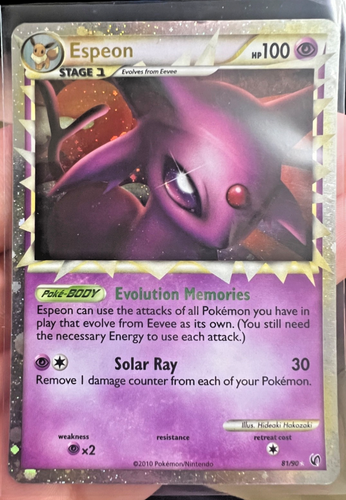 Espeon (Prime) 81/90 Undaunted Holo Lightly Played | eBay