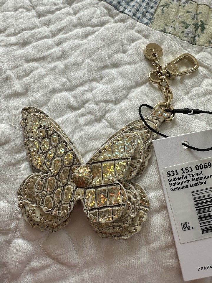 Brahmin Butterfly Hologram Melbourne Tassle-BNWT | eBay
