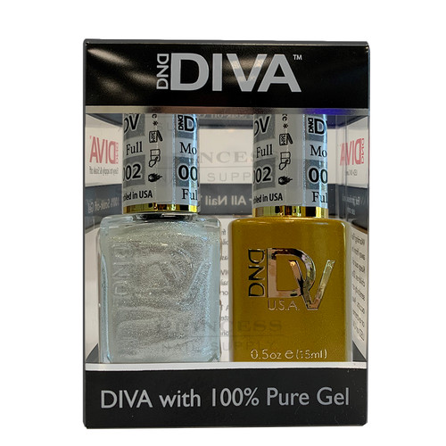 DND DUO DIVA GEL & LACQUER #02 - Full Moon | eBay