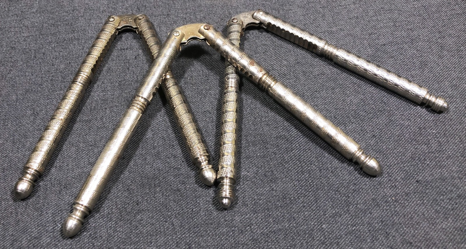 Lot Of 3 Vintage Metal Nut Crackers Pennsylvania Estate HMQ and HMB ...