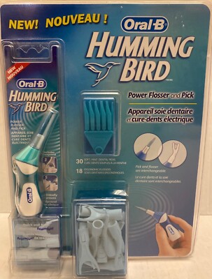 Oral-B Hummingbird Power Flosser and Pick Electronic Flossers Mint ...