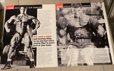 Lot Of 2 Mike Matarazzo Training Posing Photo From FLEX Bodybuilding ...