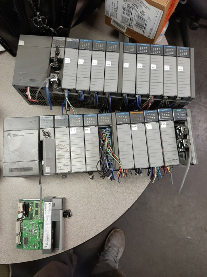 Allen-bradley PLC server rack (SLC 5/04) | eBay