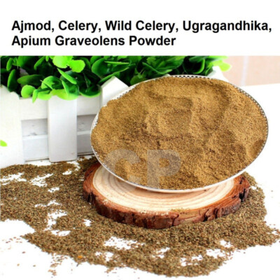 Ajmod Celery Wild Celery Ugragandhika Apium Graveolens Powder 50gm (1.7 ...