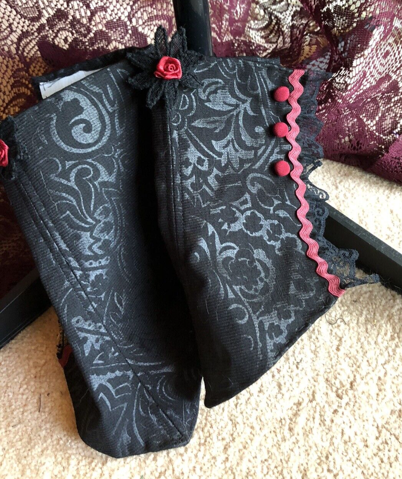 Steampunk Victorian Cosplay Pantaloons Spats Lace Upcycled Vest 5pc Costume S/M | eBay