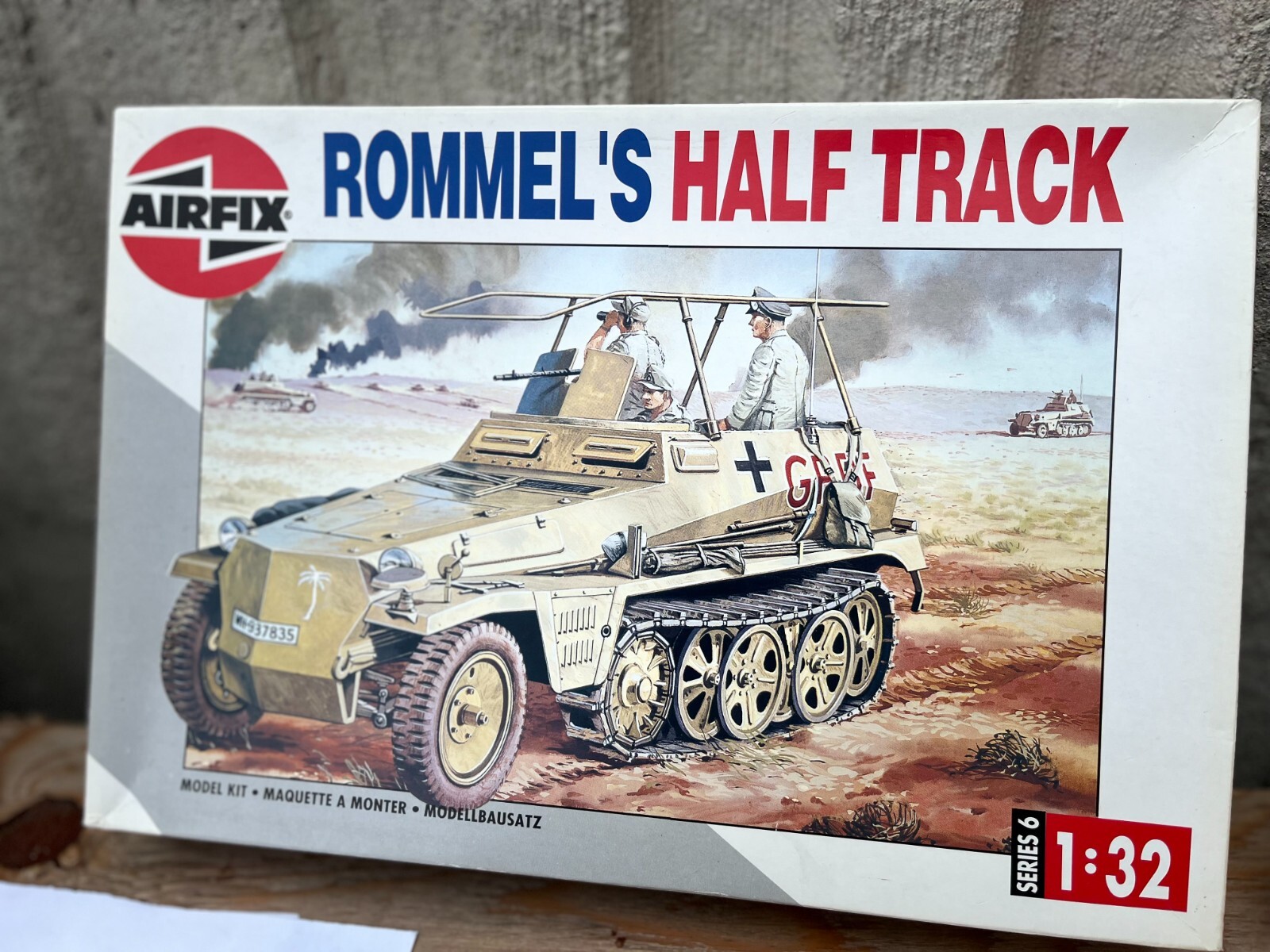 Rommel's Half Track Airfix Model 06360 Parts Factory in Plastic Bag for ...