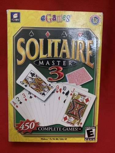 Solitaire Master 3 (PC, 2002) - eGames Factory Sealed 743999125858 | eBay