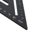 Woodworking Aluminum Alloy Triangular Ruler Square Ruler Drawing Layout ...