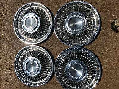 Set of 4 vintage Pontiac 14 wheel cover hub caps | eBay