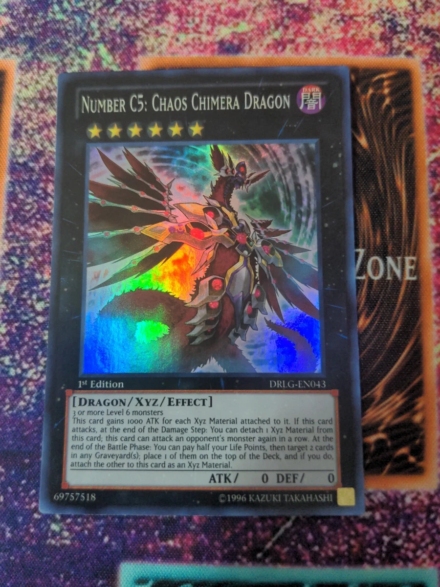 Yugioh Number C5 Chaos Chimera Dragon