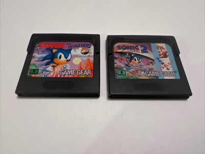 Sonic The Hedgehog 1 & 2/Sonic and Tails Sega Game Gear Lot - Carts ...