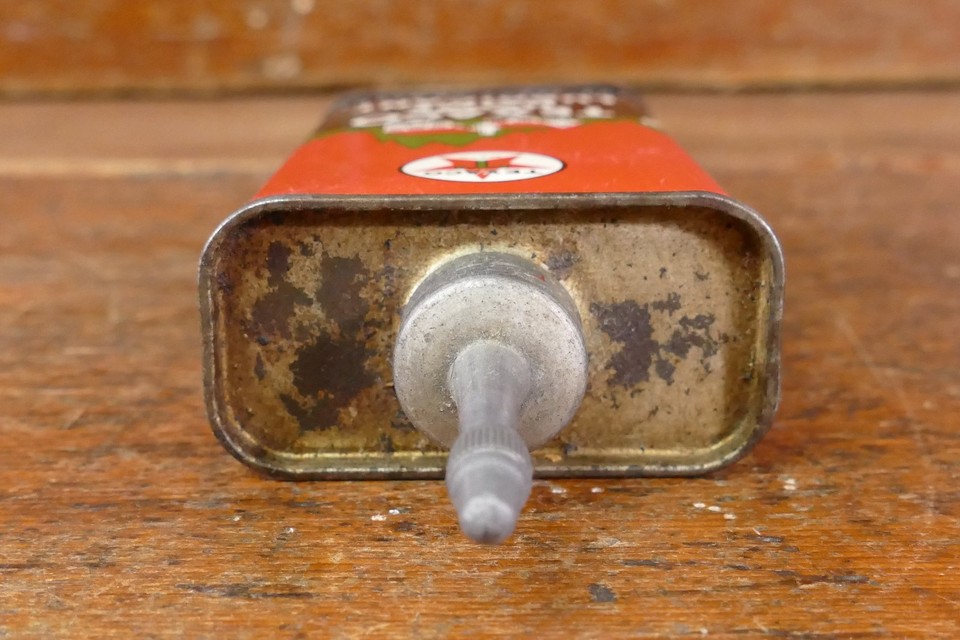 Very Nice Vintage 1940s Texaco 4Oz Lead Top Home Lubricant Handy Oiler ...