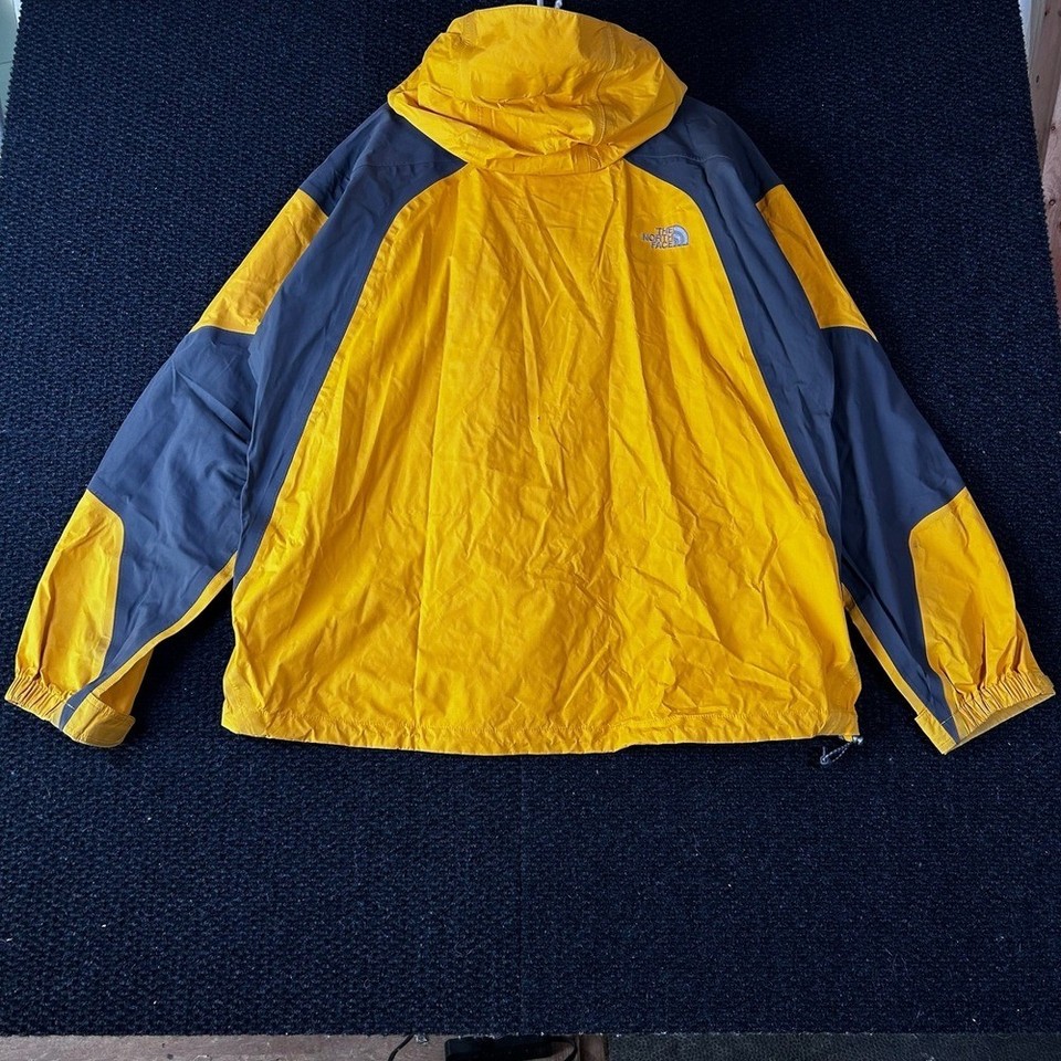 Vintage The North Face Hyvent Miller Lite Jacket Yellow Gray Full Zip ...