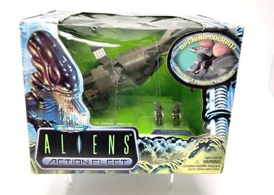 ULTRA RARE (Vintage) Micro Machines Action Fleet ALIENS DROP SHIP New ...