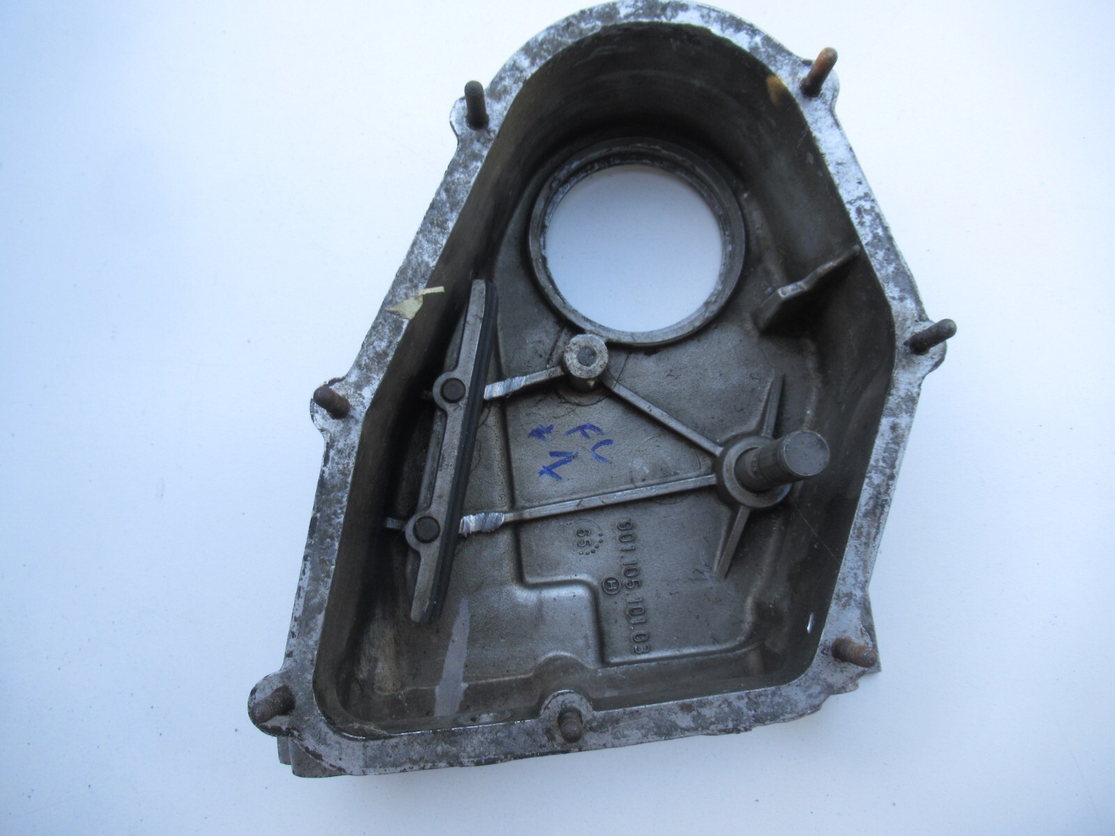 Porsche 911 Timing Chain Housing Aluminum No Cover Date Stamp 65 | eBay