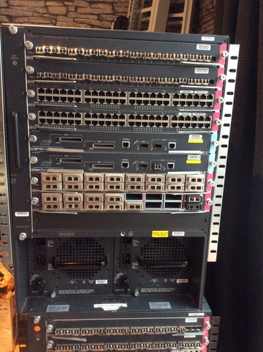 Cisco WS-C6500-E Inc WS-x6724-SFP WS-X6716-10GE WS-SUP720-3B WS-X6748 ...