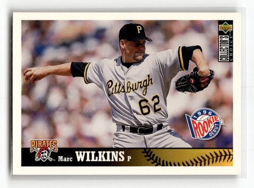 Marc Wilkins Pitcher Pittsburgh Pirates Upper Deck 1996 Card 428 Rookie ...
