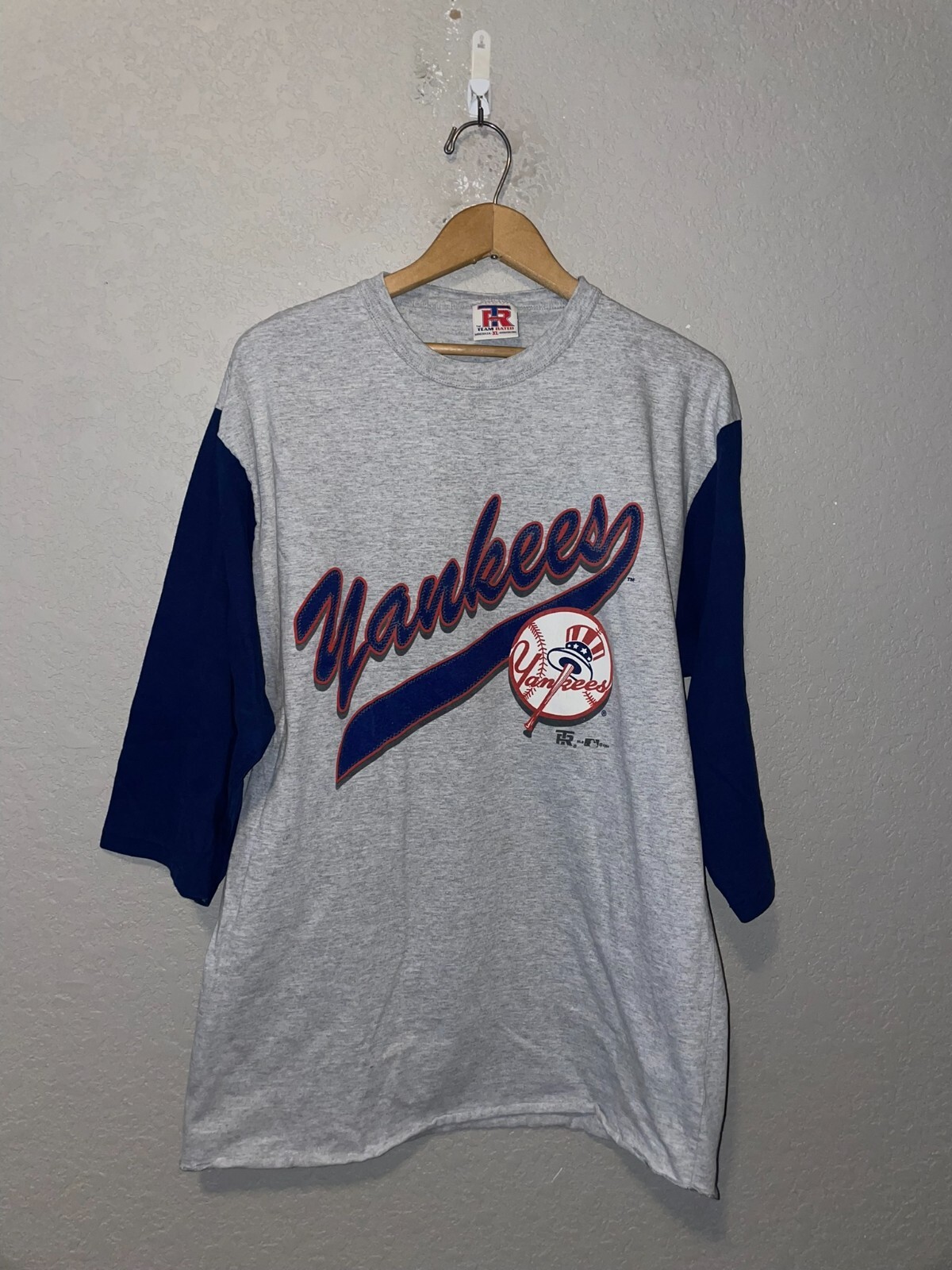 1994 Vintage New York Yankees MLB Baseball Mid Sleeve… - Gem