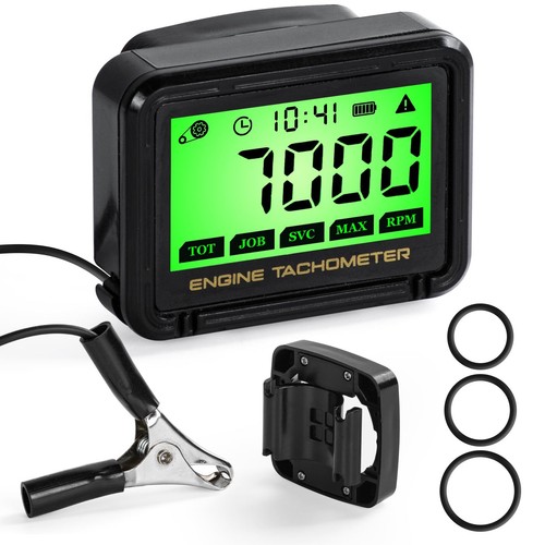 Small Engine Tachometer, Digital Tachometer Tach Gauge with Clip ...