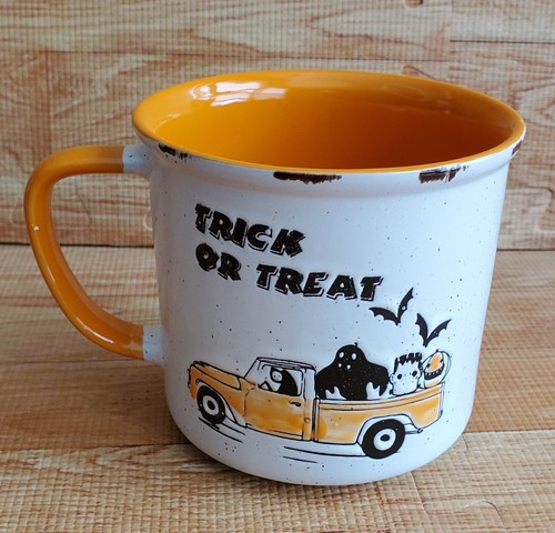 Spectrum Designz Halloween Trick or Treat Coffe Tea Mug Bats Ghost Boo ...