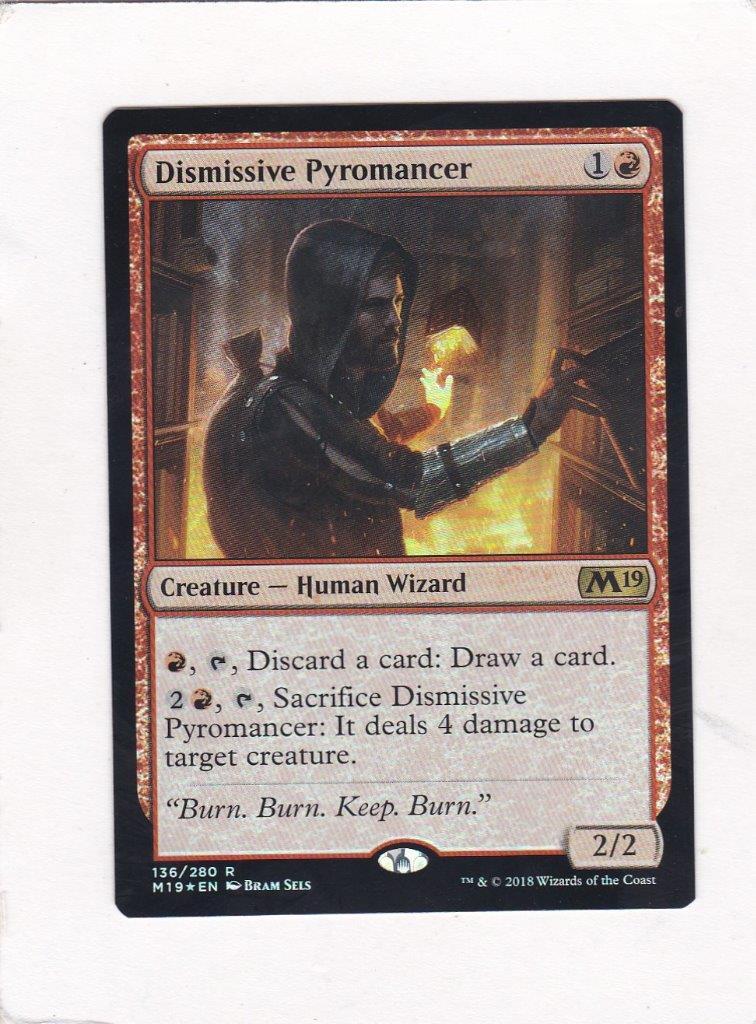 Magic: MTG: M2019: Dismissive Pyromancer **Foil** | eBay