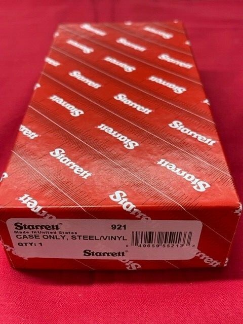 Starrett 921 Steel/Vinyl Case for Outside Micrometers (was 223Z/232Z ...