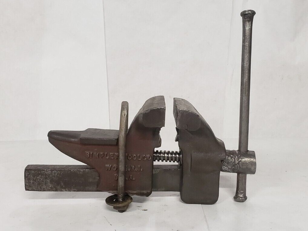 Vintage Simplex Tool Co. Utility Vise No. 3 /1/2" ~ Woon. RI USA | eBay